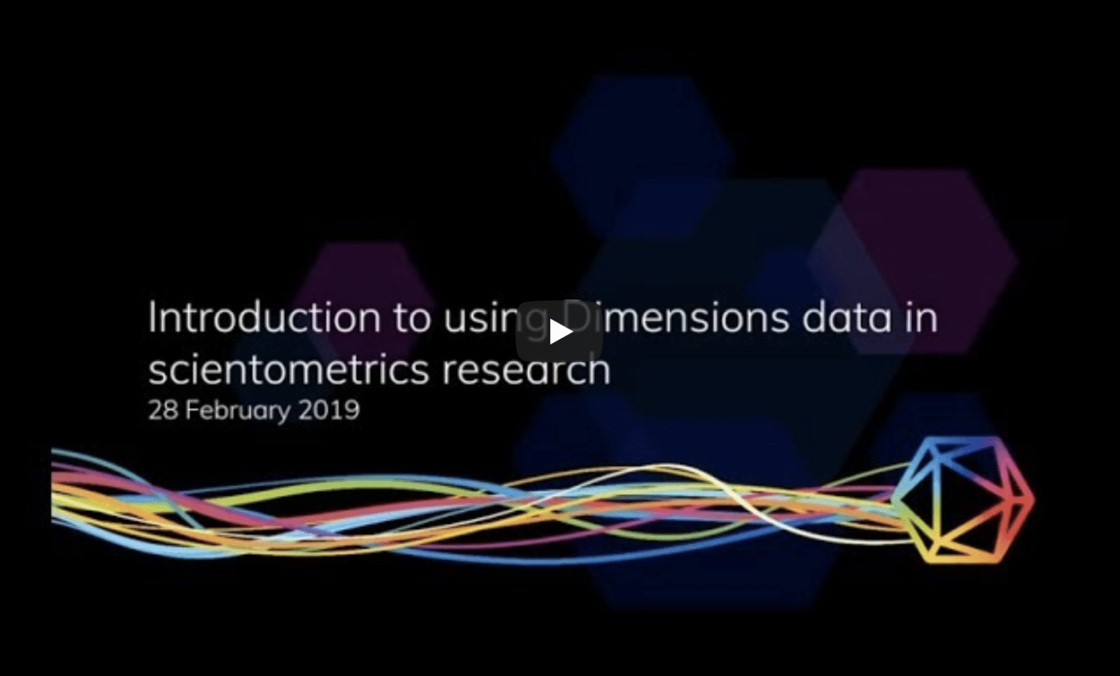 Dimensions data in scientometrics research | Dimensions